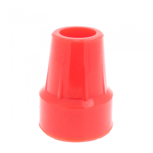 22mm (7/8") Red Rubber Ferrules For Walking Sticks & Crutches